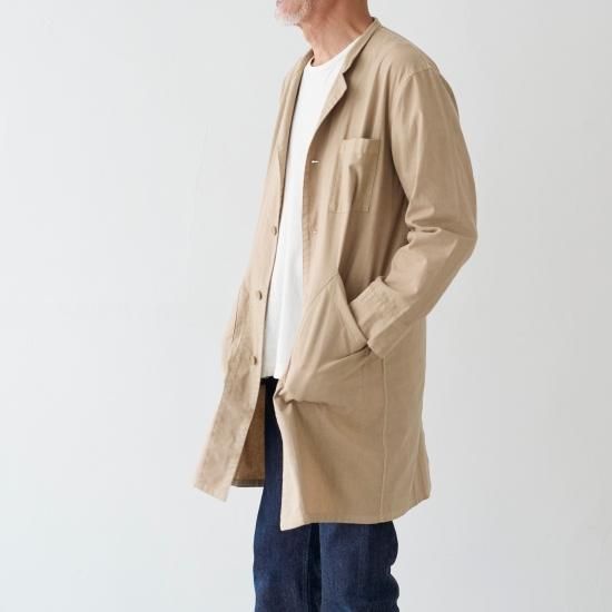 アトリエコート atelier coat インディゴ | 綿麻のアトリエ アトリエコート atelier coat インディゴ | 綿麻のアトリエ