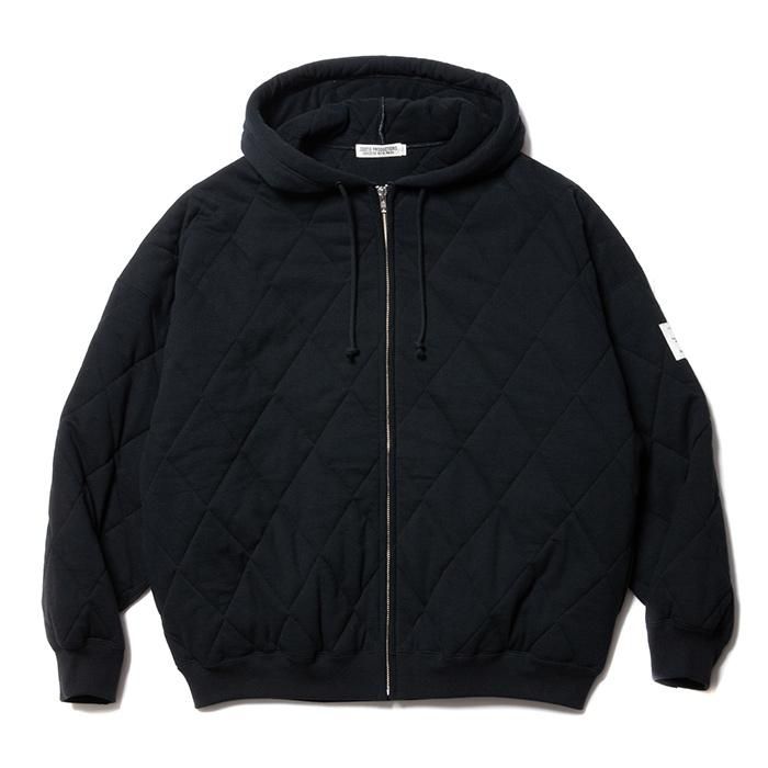 COOTIE/QUILTING SWEAT ZIP HOODIE | 表裏にミニ裏毛を使用し COOTIE/QUILTING SWEAT ZIP HOODIE | 表裏にミニ裏毛を使用し