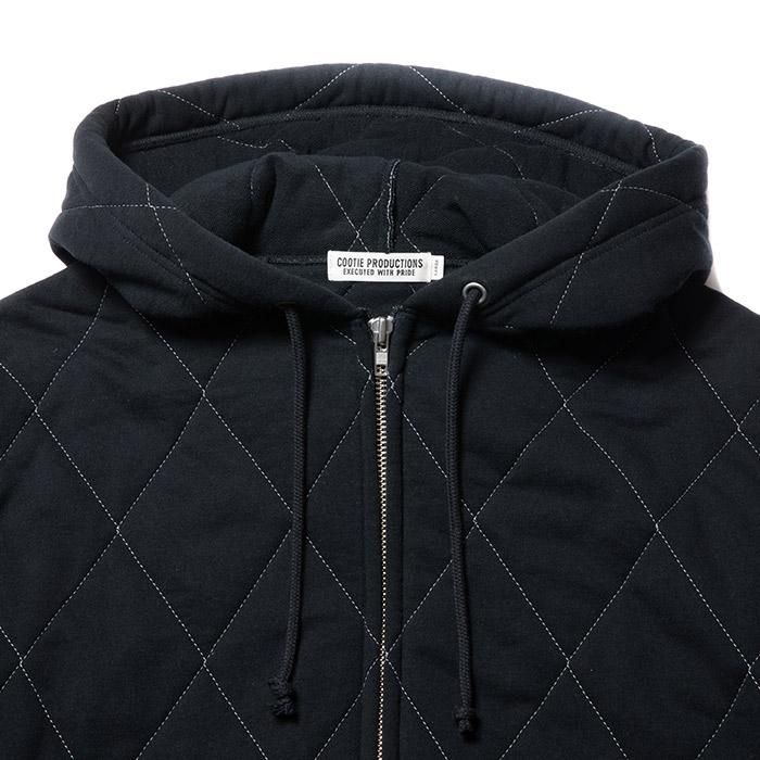 COOTIE/QUILTING SWEAT ZIP HOODIE | 表裏にミニ裏毛を使用し COOTIE/QUILTING SWEAT ZIP HOODIE | 表裏にミニ裏毛を使用し