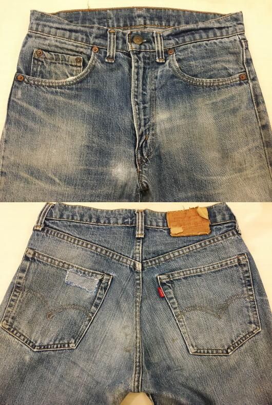 リーバイス505 古着 66後期 激ヒゲ 70S ダブルステッチ LEVIS505 リーバイス505 古着 66後期 激ヒゲ 70S ダブルステッチ LEVIS505