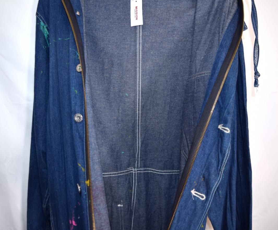 60s M.SETLOW&SON,INC. U.S.NAVY Vintage painter denim 60s M.SETLOW&SON,INC. U.S.NAVY Vintage painter denim