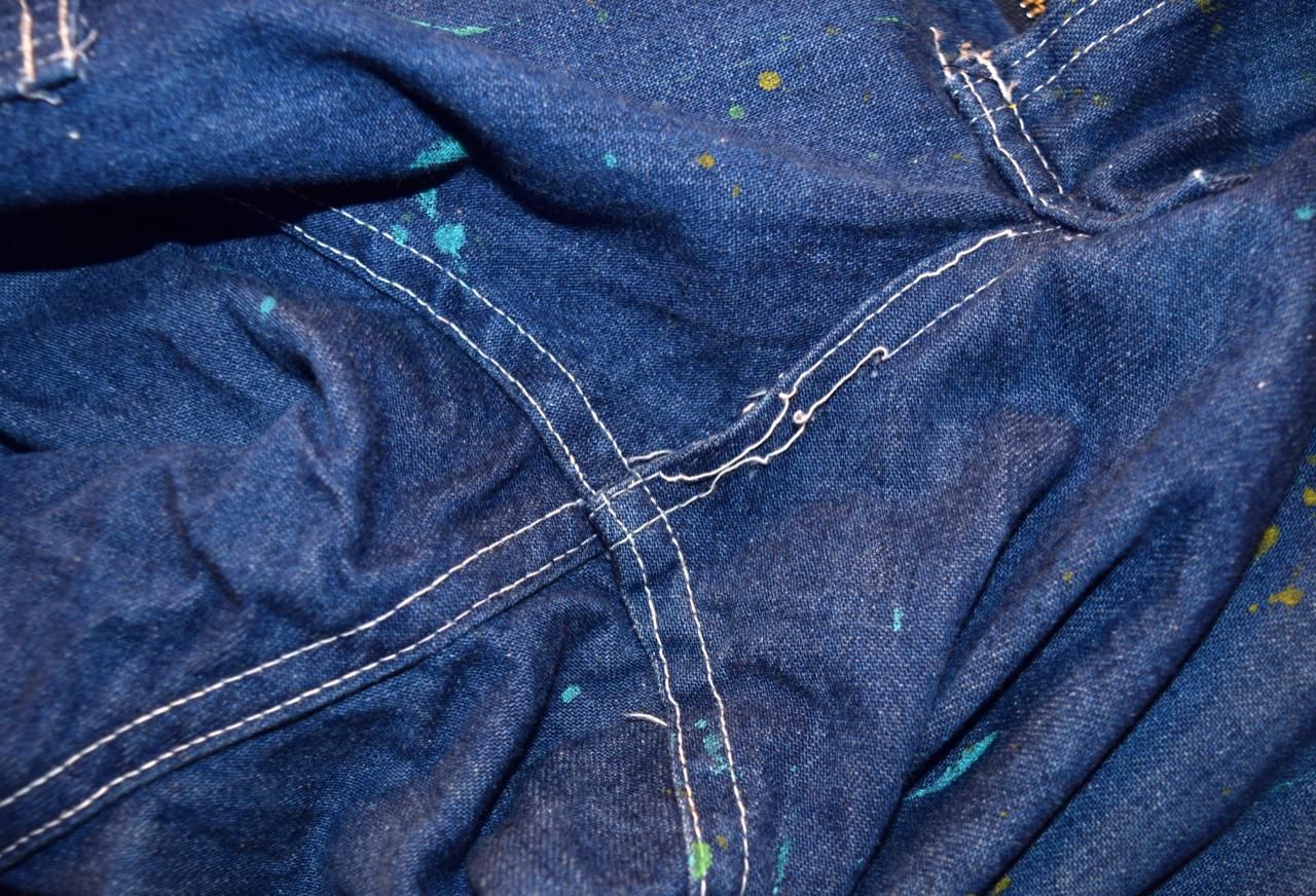 60s M.SETLOW&SON,INC. U.S.NAVY Vintage painter denim 60s M.SETLOW&SON,INC. U.S.NAVY Vintage painter denim