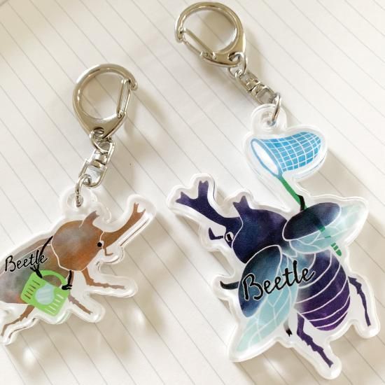 虫キーホルダー カブトムシ クワガタ チョウチョ カマキリ 虫キーホルダー カブトムシ クワガタ チョウチョ カマキリ