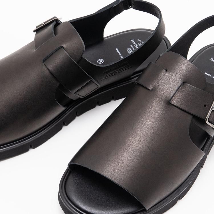フットザコーチャー foot the coacher レザーサンダル オープン フットザコーチャー foot the coacher レザーサンダル オープン