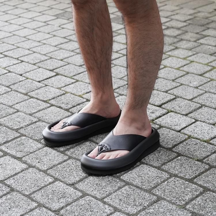 ミドリカワリョウ MIDORIKAWARYO スポイラーレザーサンダル ミドリカワリョウ MIDORIKAWARYO スポイラーレザーサンダル