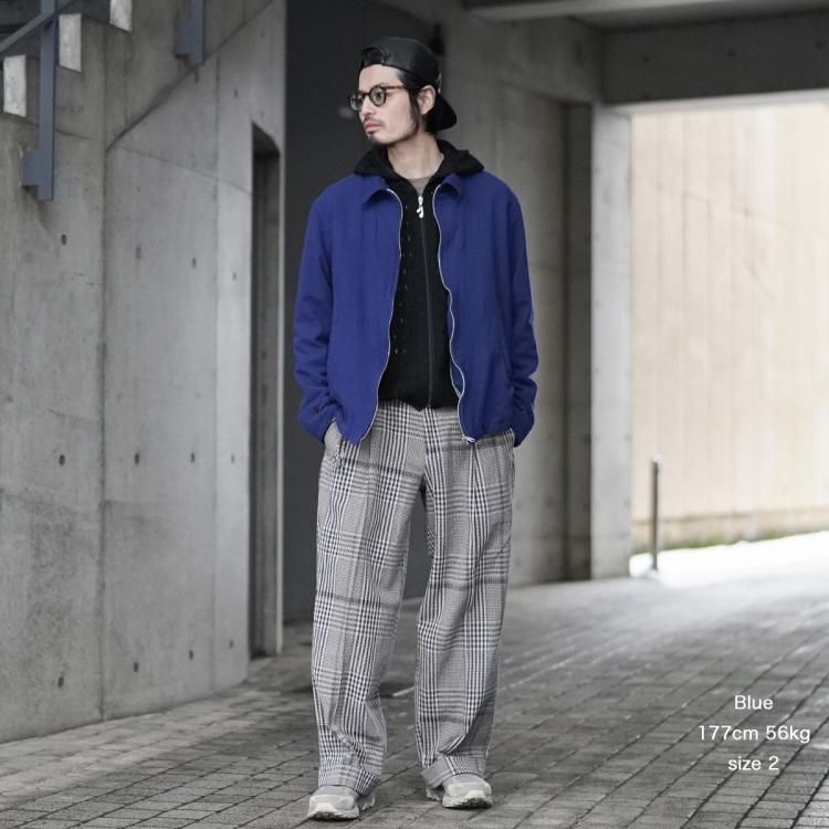 コッキ KHOKI 24aw ウォッシュドウールジップアップジャケット コッキ KHOKI 24aw ウォッシュドウールジップアップジャケット