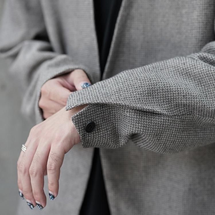 ノノット nonnotte 24AW ドレーピングノーカラーエヌジャケット ノノット nonnotte 24AW ドレーピングノーカラーエヌジャケット