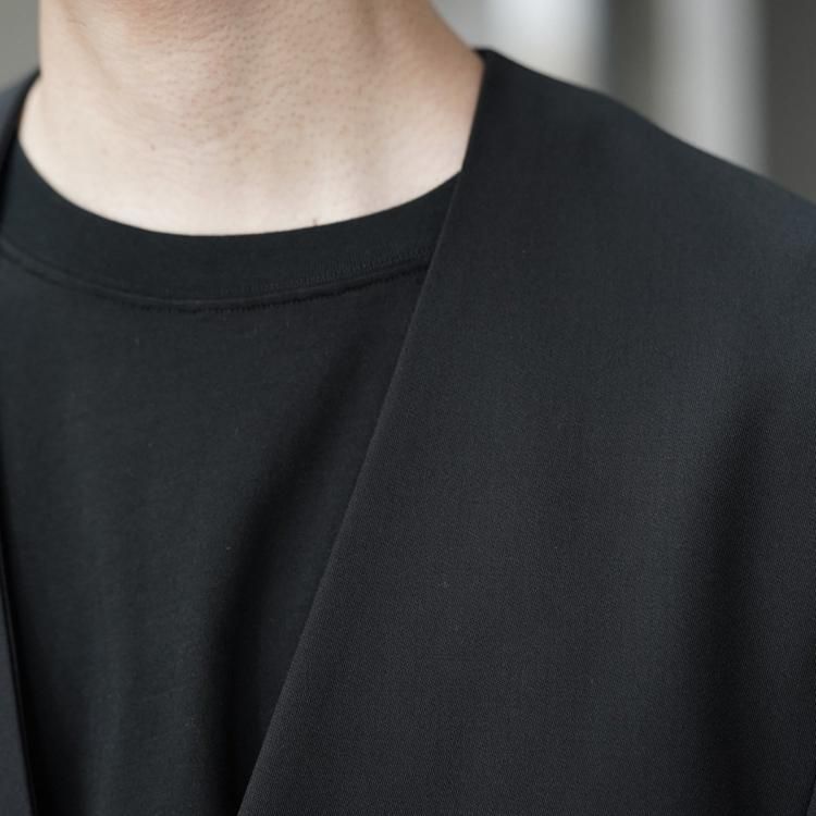 ノノット nonnotte 24AW ドレーピングノーカラーエヌジャケット ノノット nonnotte 24AW ドレーピングノーカラーエヌジャケット
