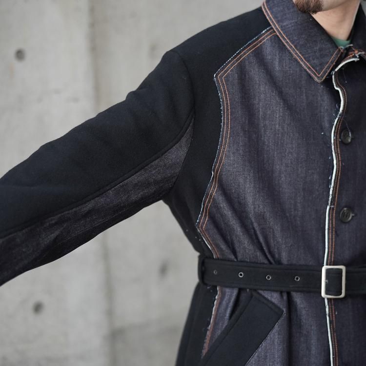 コッキ KHOKI 24aw ウォッシュドウールジップアップジャケット コッキ KHOKI 24aw ウォッシュドウールジップアップジャケット
