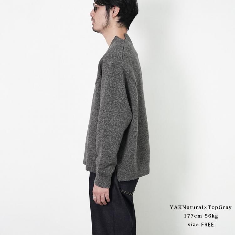 ノノット nonnotte 24AW スリットクルーネックプルオーバー Slit ノノット nonnotte 24AW スリットクルーネックプルオーバー Slit
