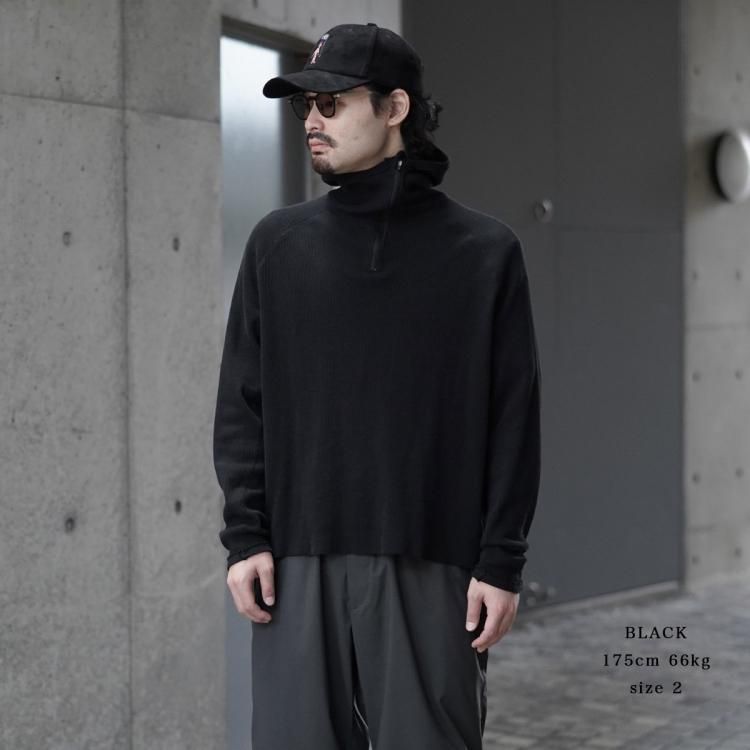 サンドウォーター SandWaterr 24aw オーガナイズドハーフジップ サンドウォーター SandWaterr 24aw オーガナイズドハーフジップ