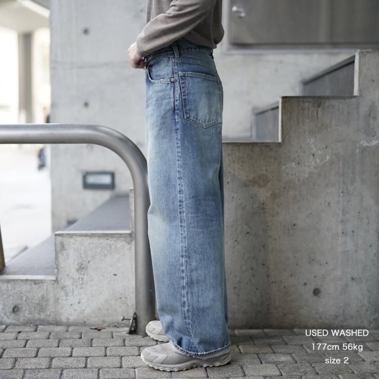 マーカ marka 25ss ワイドレッグジーンズ セルヴィッチデニム マーカ marka 25ss ワイドレッグジーンズ セルヴィッチデニム