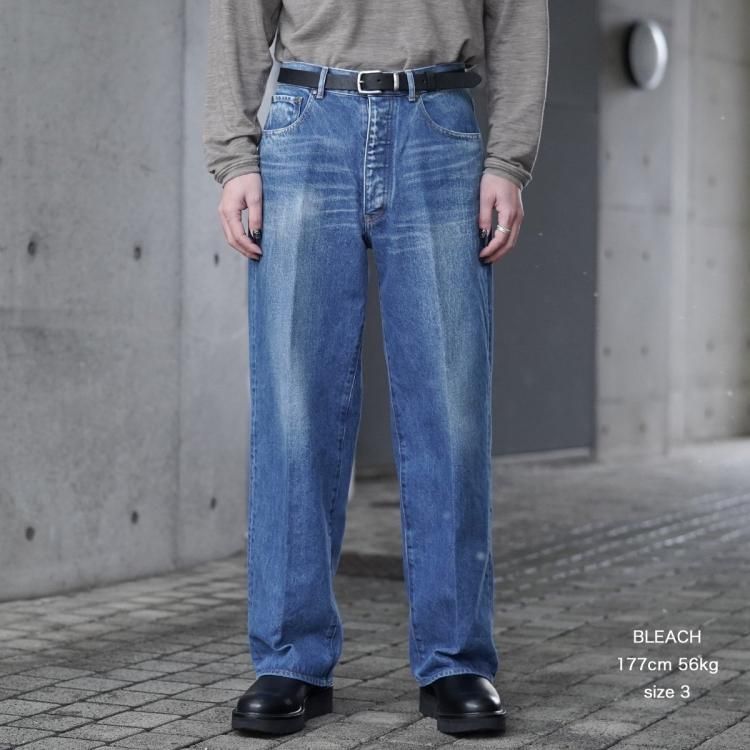 ビソウン BISOWN 25ss ビソウンデニム ユーズドブリーチ BISOWN ビソウン BISOWN 25ss ビソウンデニム ユーズドブリーチ BISOWN