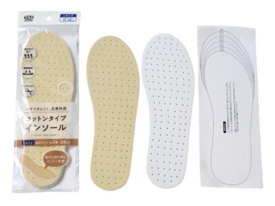 コットンタイプインソール Lサイズ - スポンジ・洗濯ネット コットンタイプインソール Lサイズ - スポンジ・洗濯ネット