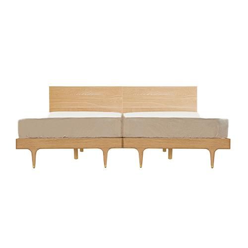XANDER DESIGNS】JULIE SEMI DOUBLE BED FRAME/WHITE OAK - SHOP XANDER DESIGNS】JULIE SEMI DOUBLE BED FRAME/WHITE OAK - SHOP