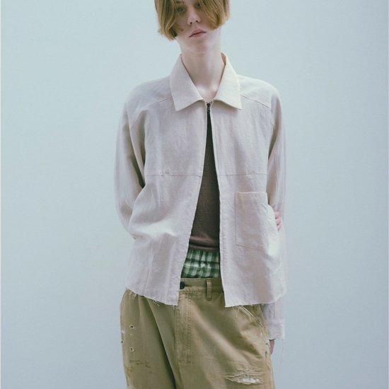 ANCELLM W/L SHORT ZIPUP SHIRT 2色展開 - Maiden Voyage ANCELLM W/L SHORT ZIPUP SHIRT 2色展開 - Maiden Voyage