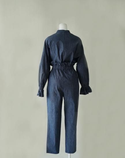 デニムセットアップ パンツ - charmantsac デニムセットアップ パンツ - charmantsac