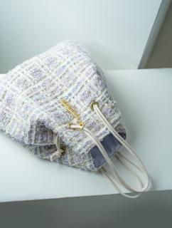 Tweed Bag (ツイード巾着バッグ) - charmantsac Tweed Bag (ツイード巾着バッグ) - charmantsac