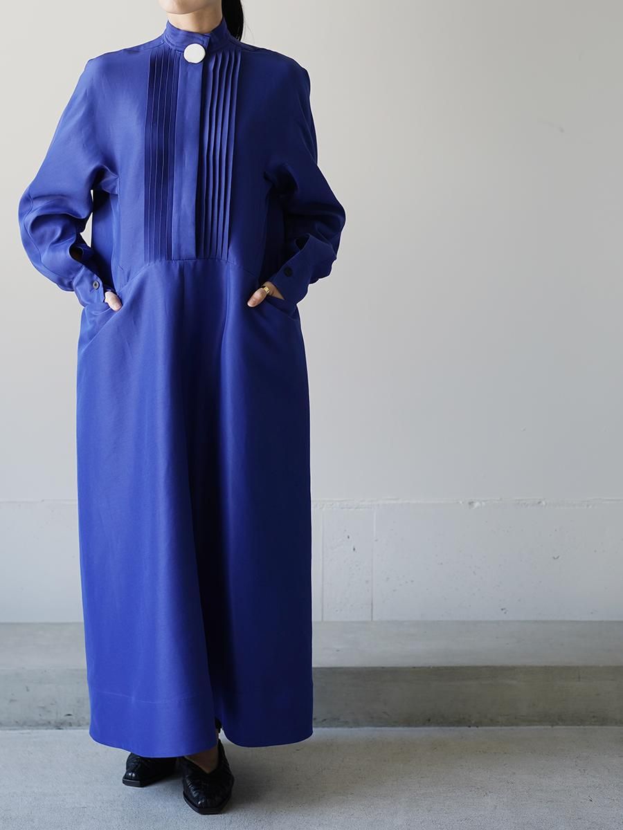 HARUNOBUMURATA JULIAN-COTTON SILK COCOON SHAPED DRESS - Altamira HARUNOBUMURATA JULIAN-COTTON SILK COCOON SHAPED DRESS - Altamira