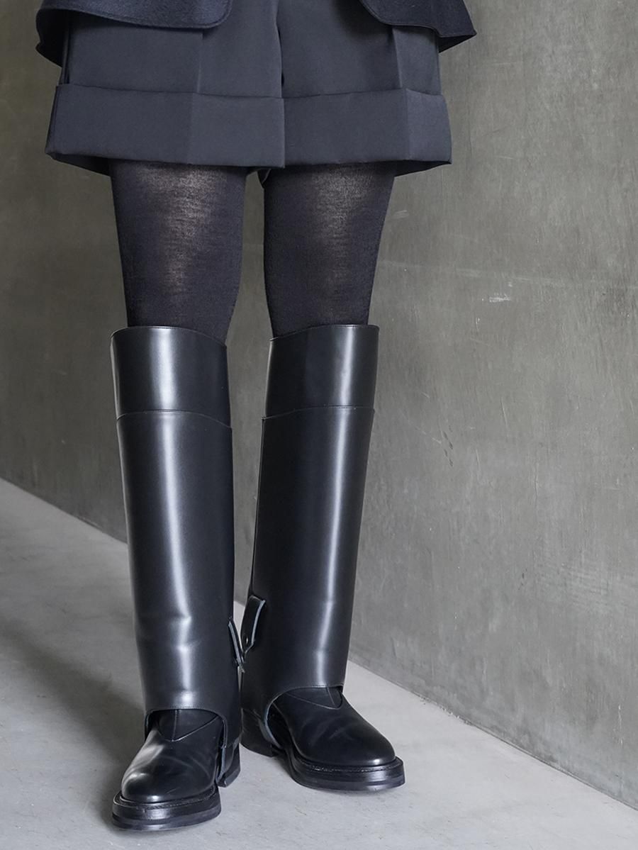 THE RERACS COW LEATHER COVER LONG BOOTS - Altamira THE RERACS COW LEATHER COVER LONG BOOTS - Altamira