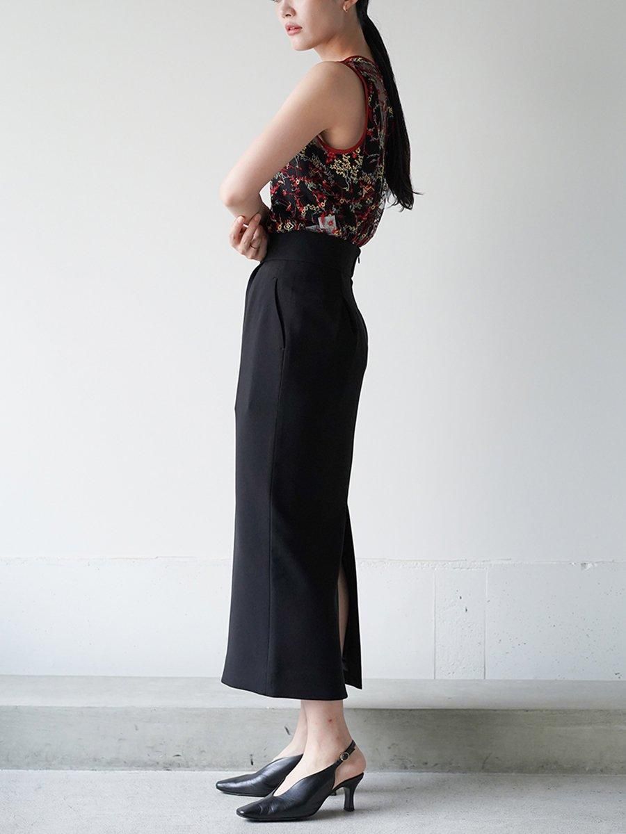Mame Kurogouchi Acetate Polyester I-Line Skirt - Altamira Mame Kurogouchi Acetate Polyester I-Line Skirt - Altamira