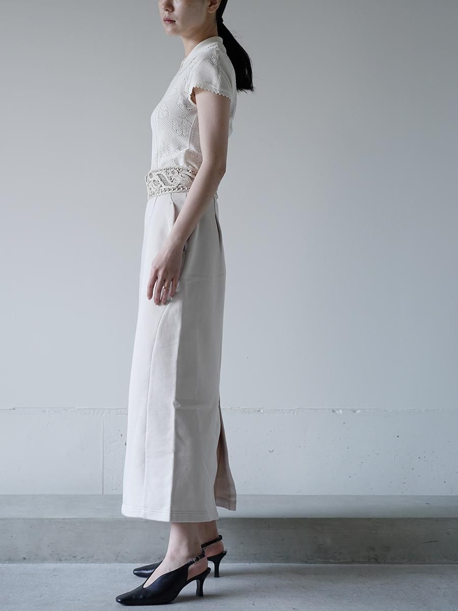 Mame Kurogouchi Cording Embroidery Sweat Skirt - Altamira Mame Kurogouchi Cording Embroidery Sweat Skirt - Altamira