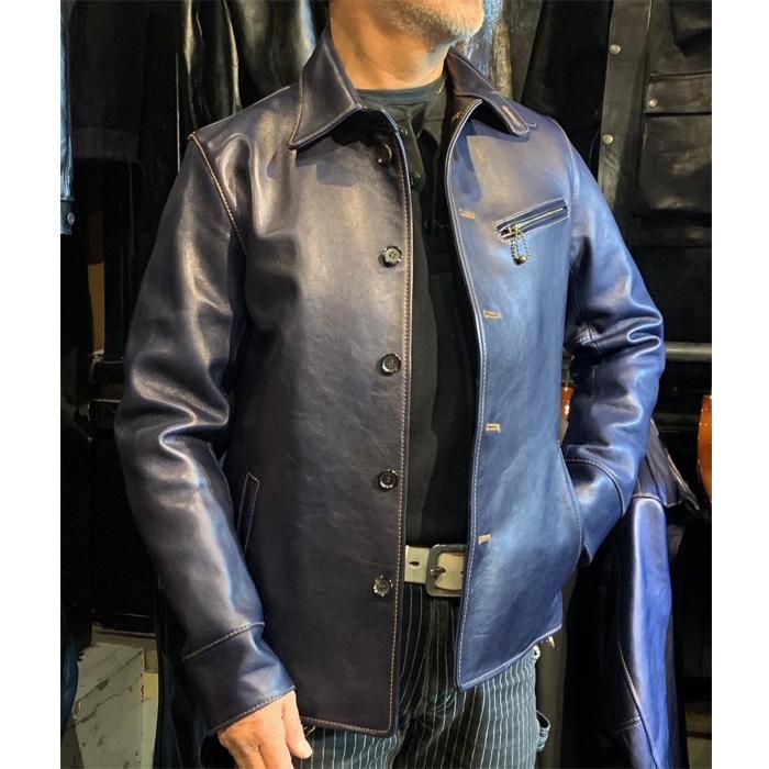 Y'2 LEATHER/ワイツーレザー】レザージャケット/IC-77 INDIGO Y'2 LEATHER/ワイツーレザー】レザージャケット/IC-77 INDIGO