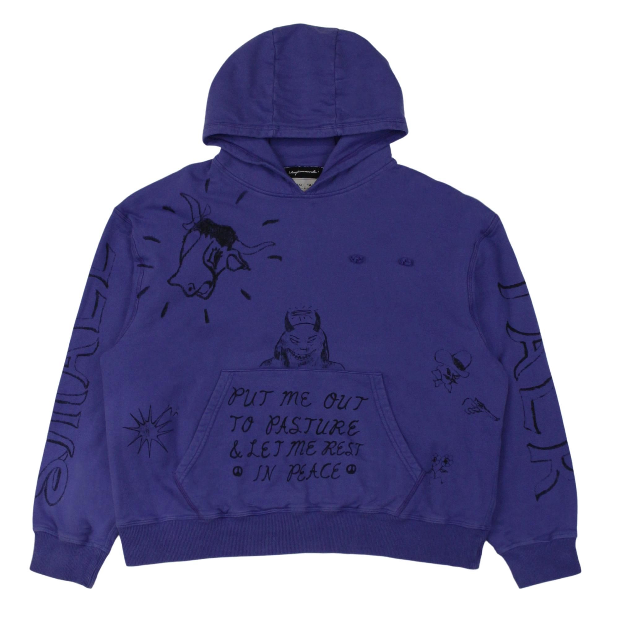 DAYTIME NOVELLA OUT TO PASTURE HOODIE【BLUE】 - DOMICILE TOKYO ONLINE SHOP