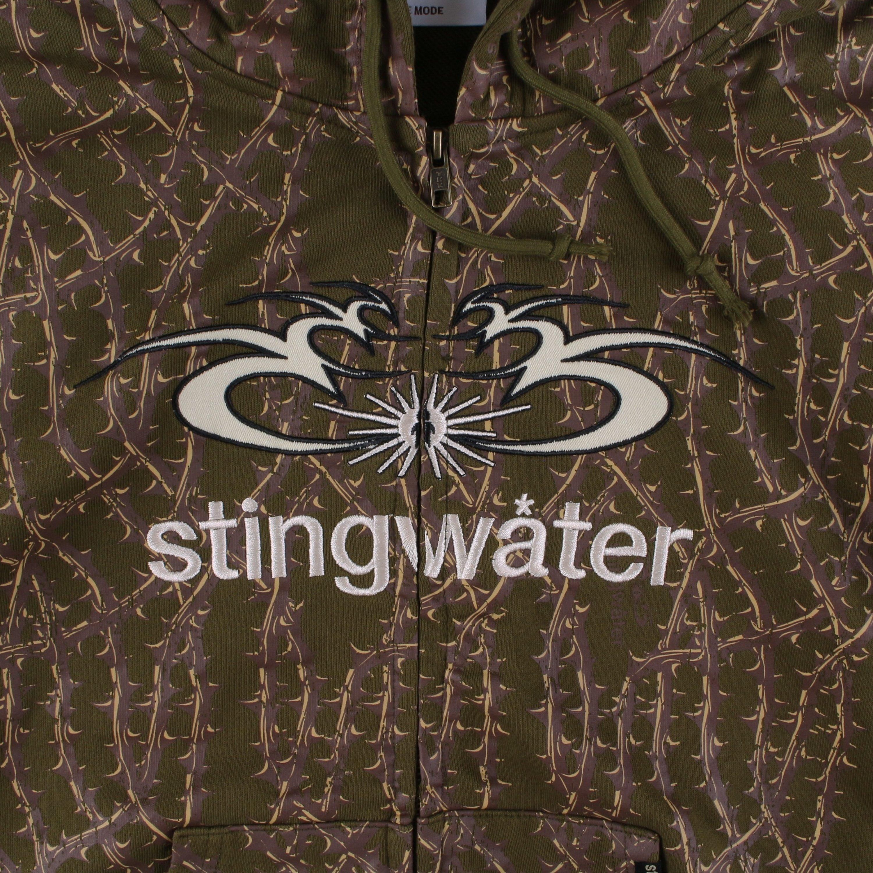 Stingwater Thorn Zip Up Hoodie【Green】 - DOMICILE TOKYO Stingwater Thorn Zip Up Hoodie【Green】 - DOMICILE TOKYO
