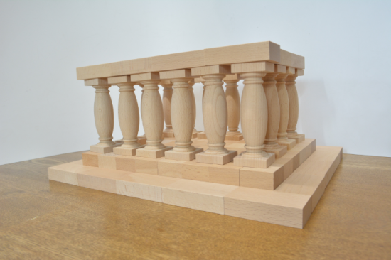 ろくろの柱40-120 40×40×120mm 単品商品 積み木 - 小さな大工 ろくろの柱40-120 40×40×120mm 単品商品 積み木 - 小さな大工