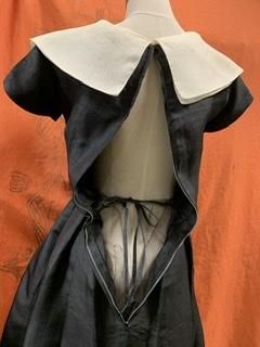 50s セーラー風 黒白 ワンピース パニエつき ヴィンテージ 50s セーラー風 黒白 ワンピース パニエつき ヴィンテージ