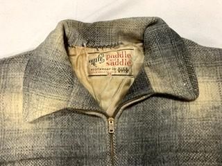 50s paddle and saddle シャドーチェック ウール ジャケット 50s paddle and saddle シャドーチェック ウール ジャケット