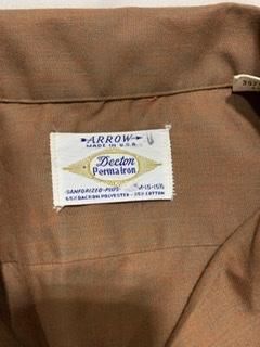 50s 60s ARROW シャツ ヴィンテージ ボックスシャツ オープン 50s 60s ARROW シャツ ヴィンテージ ボックスシャツ オープン
