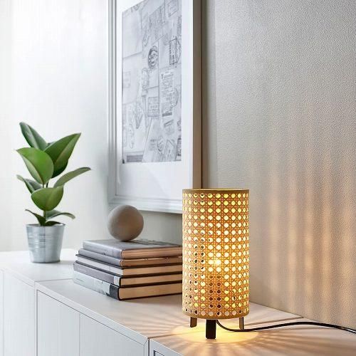 IKEA イケア テーブルランプ ベージュ ブラック 26cm m30504990 IKEA イケア テーブルランプ ベージュ ブラック 26cm m30504990
