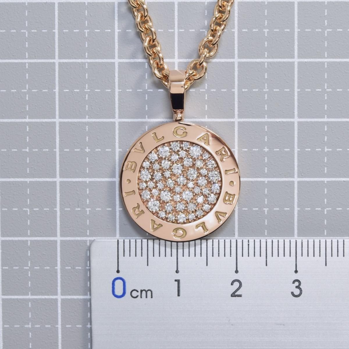 ブルガリ K18PG パヴェダイヤネックレス ブルガリブルガリ 28.4g ブルガリ K18PG パヴェダイヤネックレス ブルガリブルガリ 28.4g