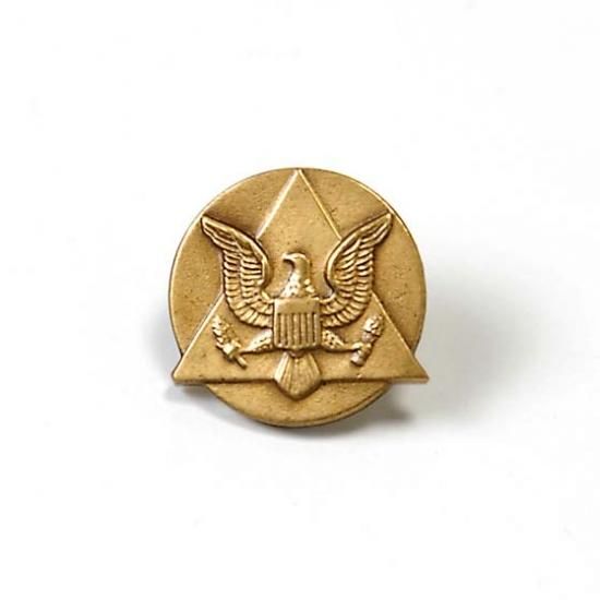 アメリカ軍 U.S.ARMY トライアングル コマンダーバッジ 新品 アメリカ軍 U.S.ARMY トライアングル コマンダーバッジ 新品