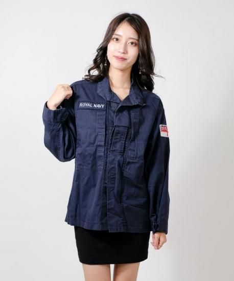 イギリス海軍 ROYAL NAVY コンバットジャケット ワッペン多数付 イギリス海軍 ROYAL NAVY コンバットジャケット ワッペン多数付