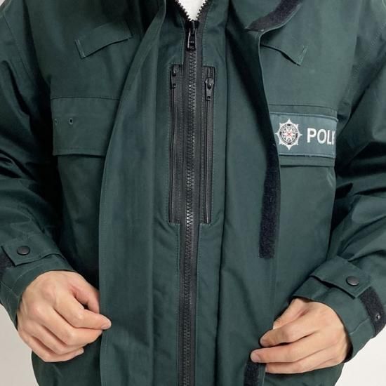 北アイルランド警察 POLICE ダークグリーン GORE-TEX ワッペン付 北アイルランド警察 POLICE ダークグリーン GORE-TEX ワッペン付