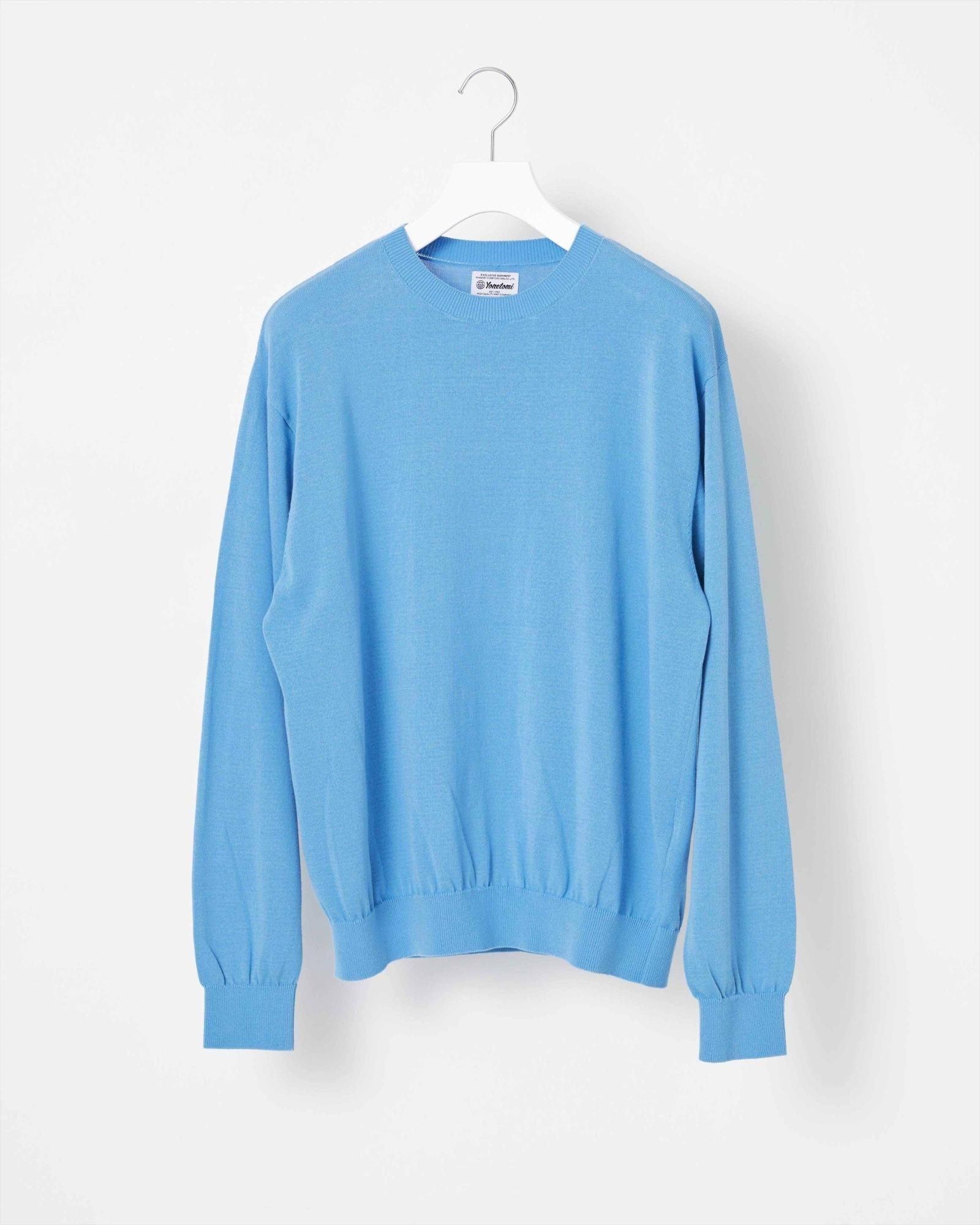 HIGH TWIST COTTON KNIT PULLOVER - Yonetomi STORE ONLINE HIGH TWIST COTTON KNIT PULLOVER - Yonetomi STORE ONLINE
