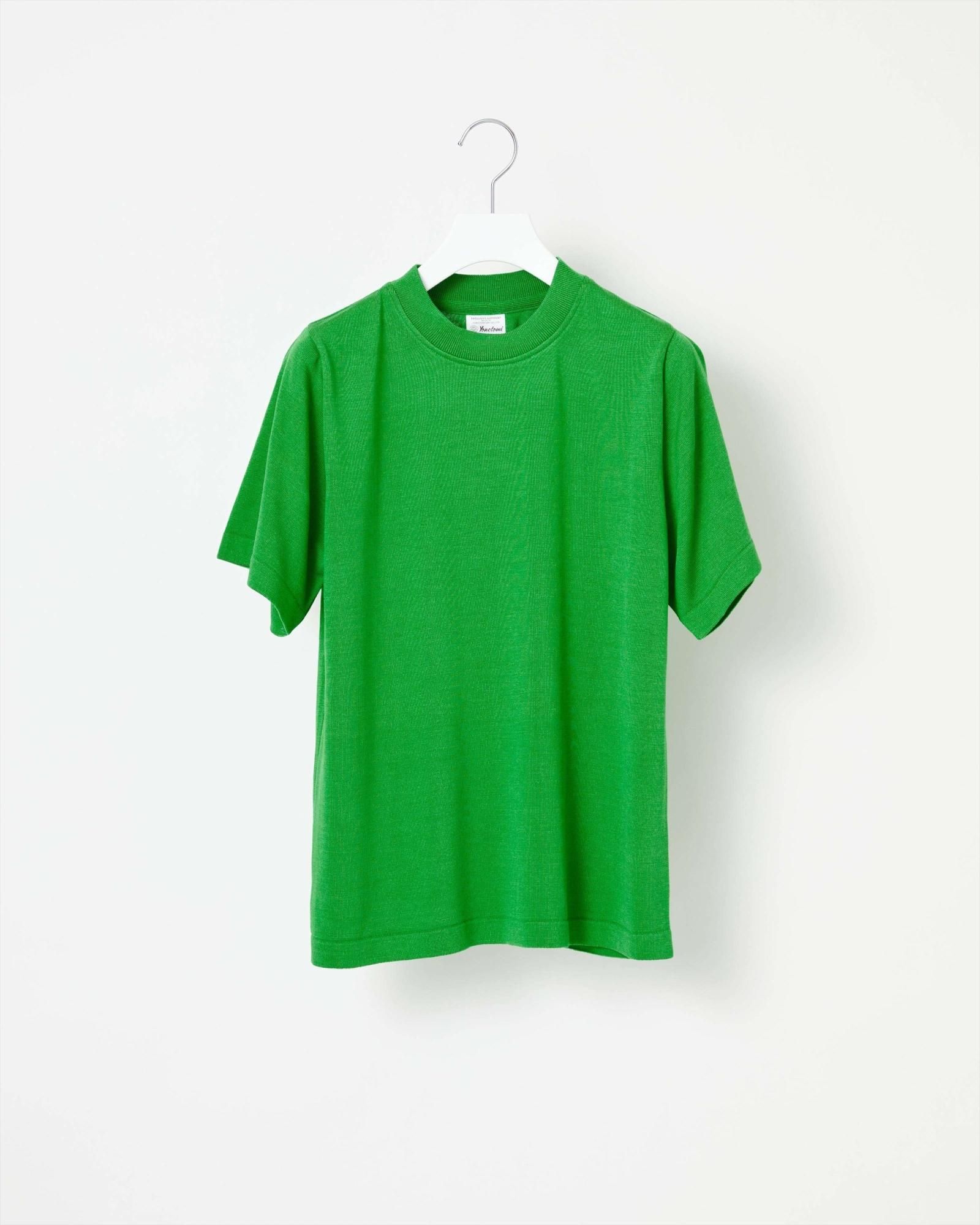 SILK KNIT TEE〈SHORT SLEEVE〉 - Yonetomi STORE ONLINE|ヨネ SILK KNIT TEE〈SHORT SLEEVE〉 - Yonetomi STORE ONLINE|ヨネ