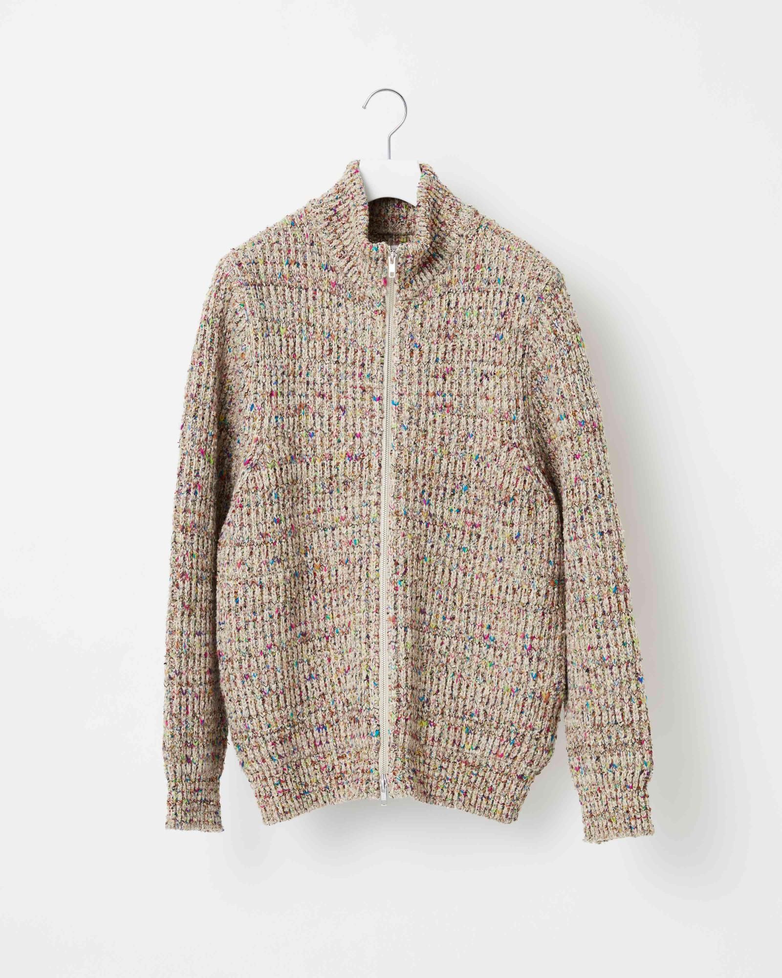 KOUHEN AZE KNIT BLOUSON - Yonetomi STORE ONLINE|ヨネトミ KOUHEN AZE KNIT BLOUSON - Yonetomi STORE ONLINE|ヨネトミ