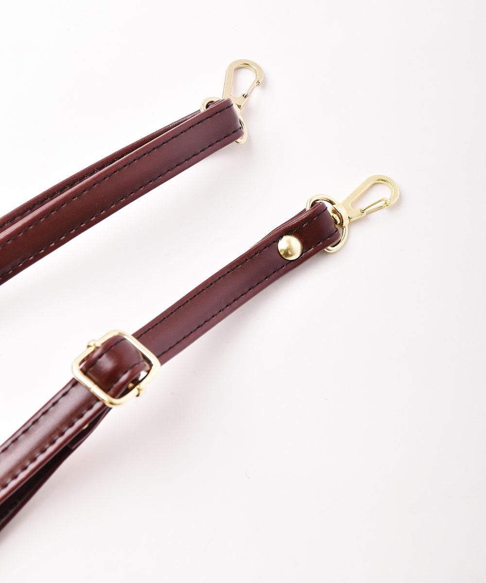 【2色展開】 2way ミニPUバッグ ブラウン - 古着屋グレープフルーツ ムーン(Grapefruitmoon)Onlineshop