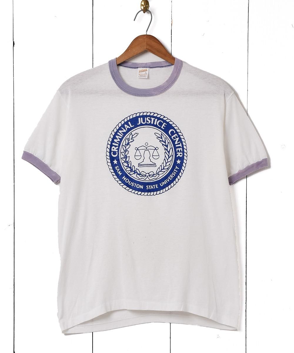 アメリカ製 プリント リンガーTシャツ - 古着屋グレープフルーツ アメリカ製 プリント リンガーTシャツ - 古着屋グレープフルーツ