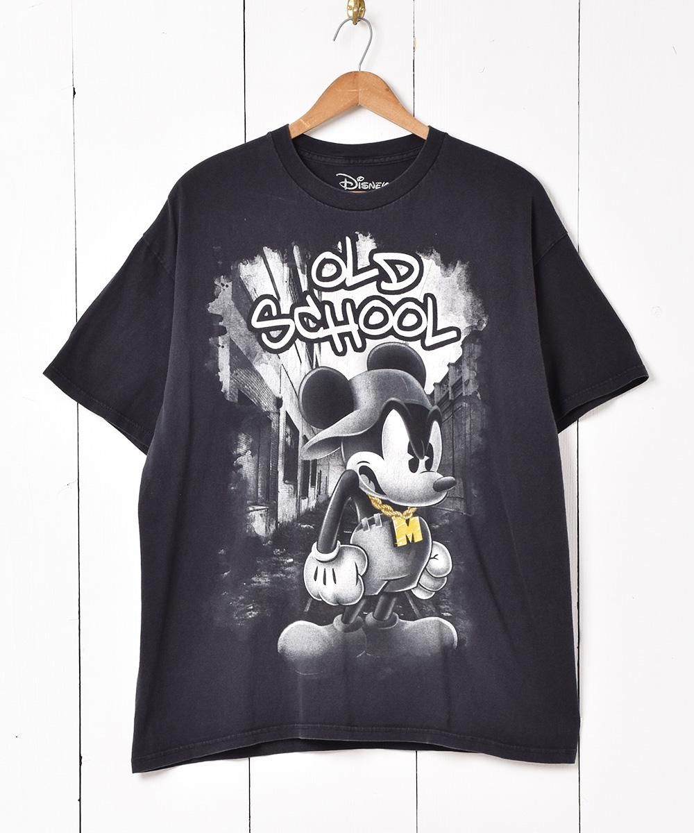 ミッキーマウス プリントTシャツ - 古着屋グレープフルーツ ミッキーマウス プリントTシャツ - 古着屋グレープフルーツ