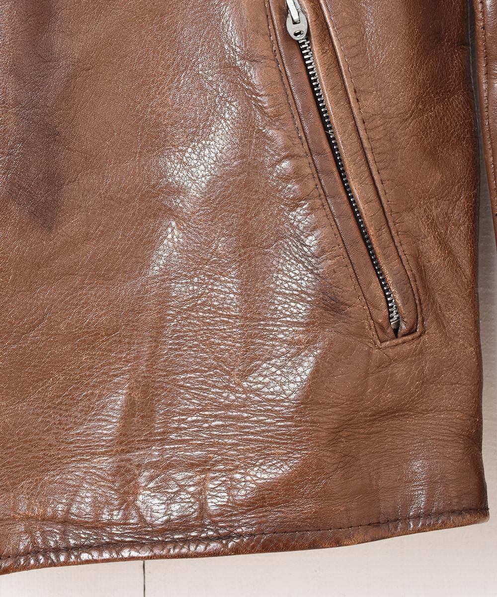 60's~70's カナダ製 BRITISH CYCLE LEATHERS レザー シングル 60's~70's カナダ製 BRITISH CYCLE LEATHERS レザー シングル