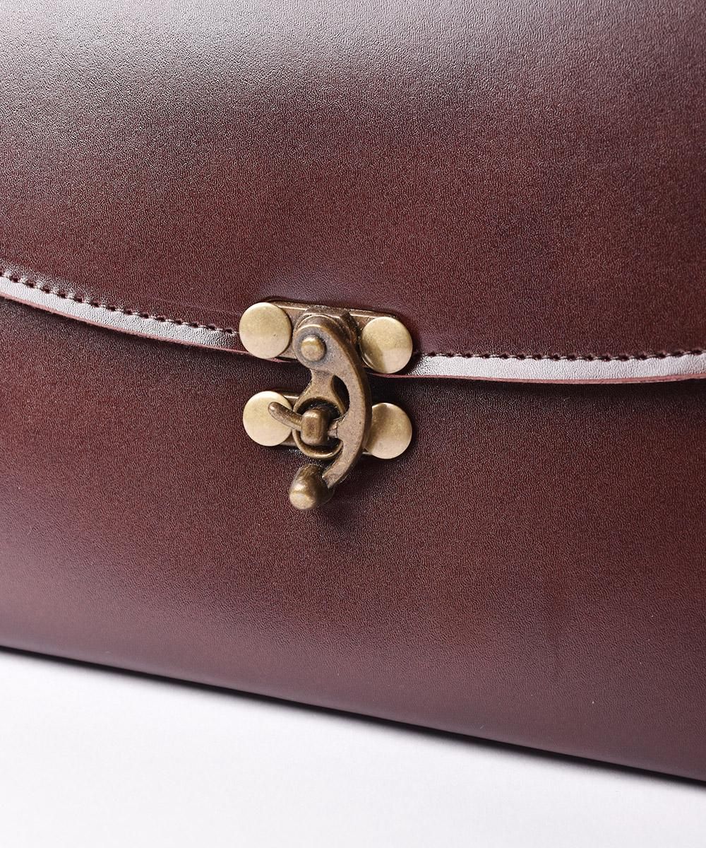 【2色展開】PU 2way ミニショルダーバッグ ブラウン - 古着屋グレープフルーツ ムーン(Grapefruitmoon)Onlineshop