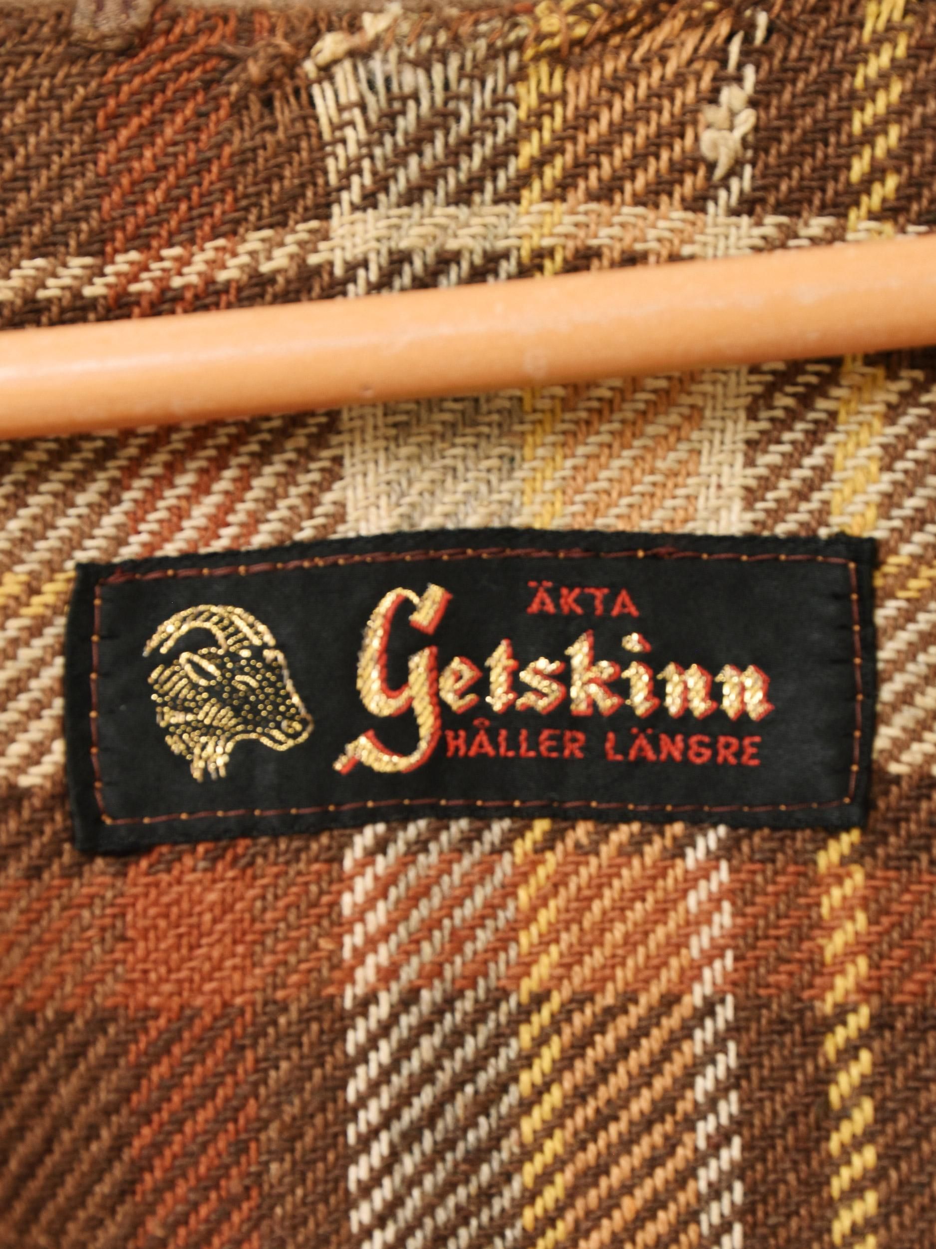 Akta Getskin レザージャケット | 40's ヴィンテージ - 古着屋 Akta Getskin レザージャケット | 40's ヴィンテージ - 古着屋
