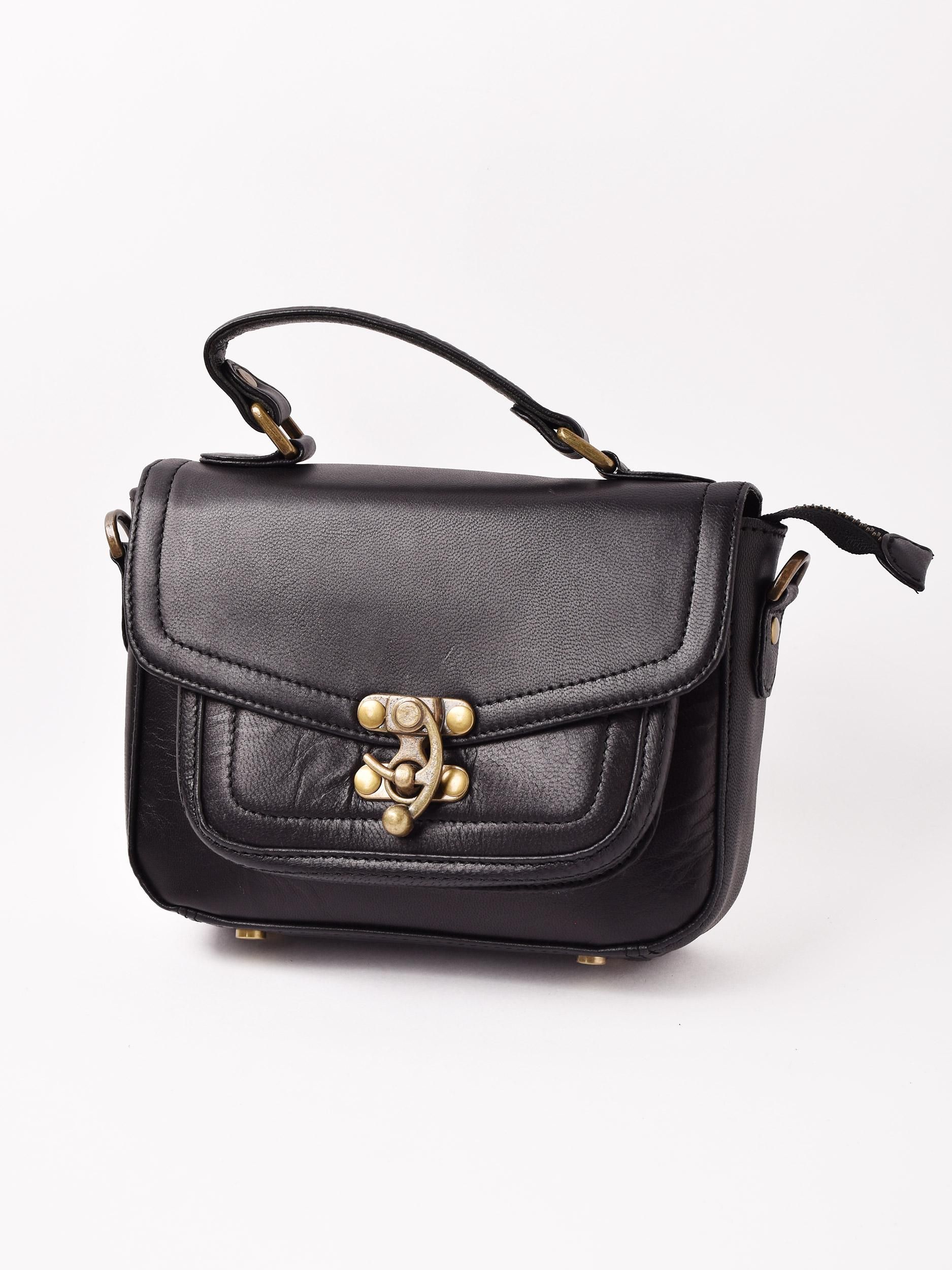 【2色展開】2way ポケット レザー ショルダーバッグ ブラウン - 古着屋グレープフルーツ ムーン(Grapefruitmoon)Onlineshop