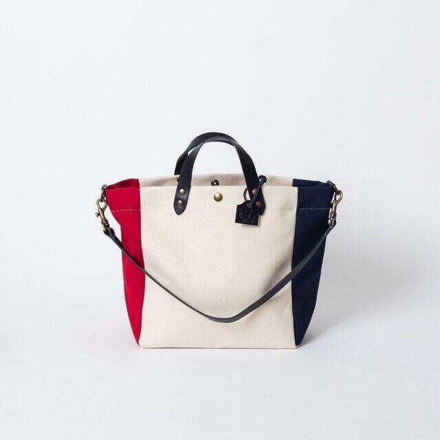 BEACH BAG TRICOLOR コットンキャンバス バッグ - STAMPS ONLINE BEACH BAG TRICOLOR コットンキャンバス バッグ - STAMPS ONLINE