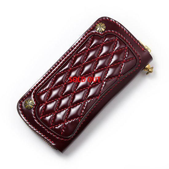 30%OFF<コードバン> キルティングロングウォレット ラウンド 30%OFF<コードバン> キルティングロングウォレット ラウンド